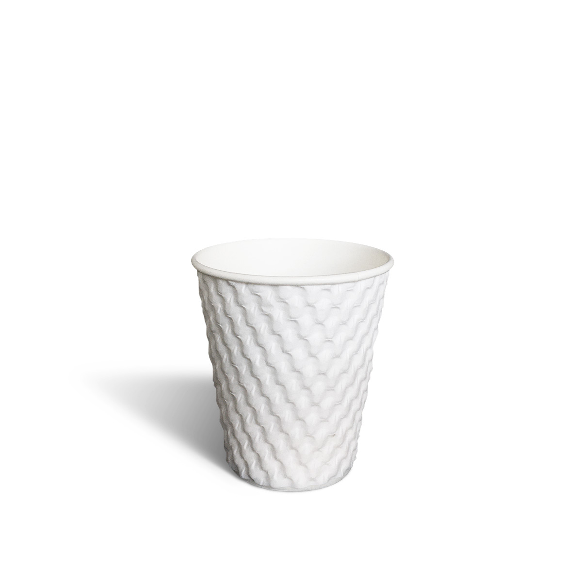 12oz Diamond Wrap Paper Cup | Paqueous